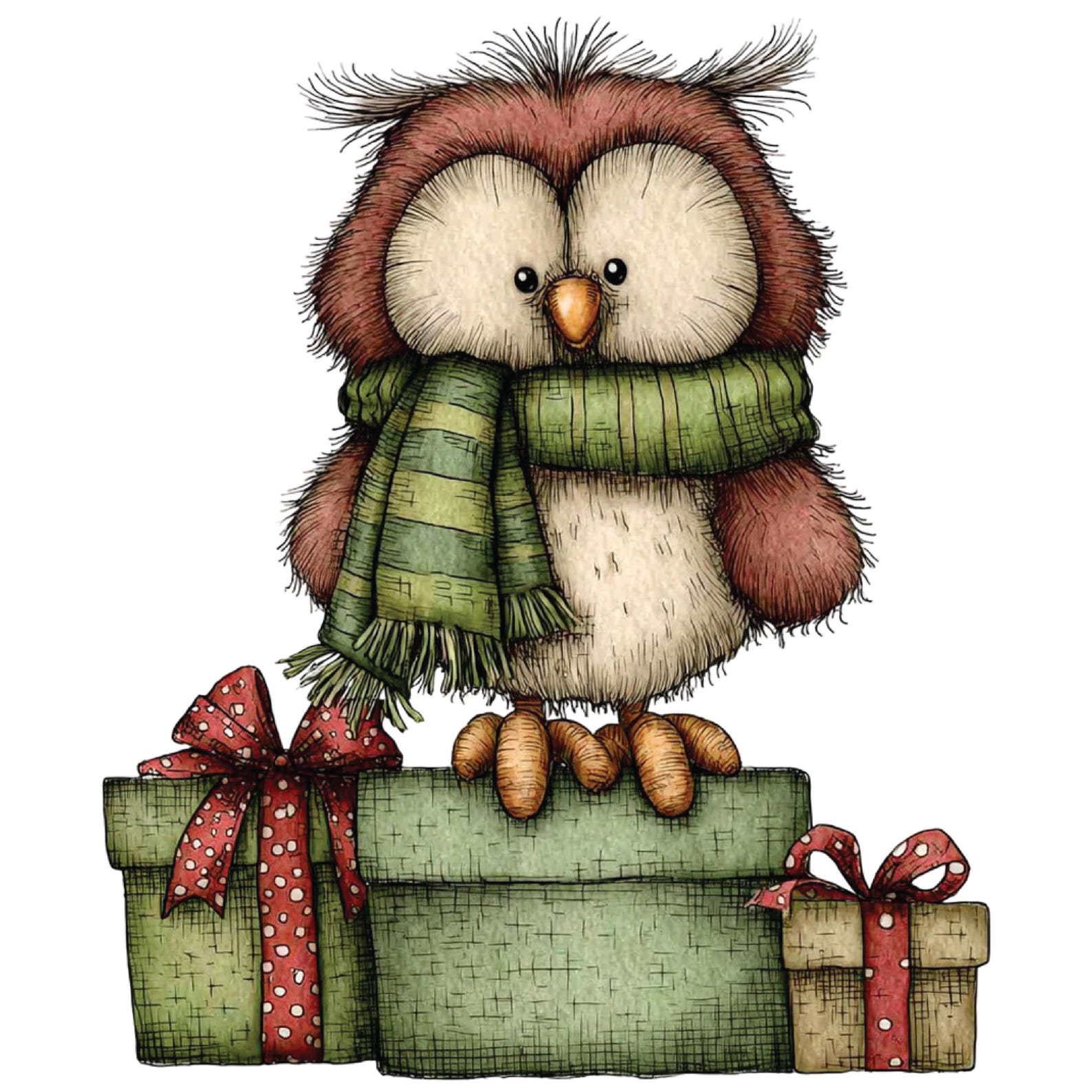 Whimsical Christmas Animals Clipart – Cute Holiday Woodland PNG Set ...