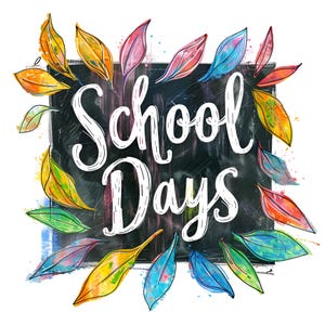 School Clipart Mega Bundle: 42 PNG Designs for Stickers, Cards (digital ...