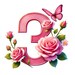 Watercolor Pink Spring Floral Alphabet: Elegant Letter PNG Images ...