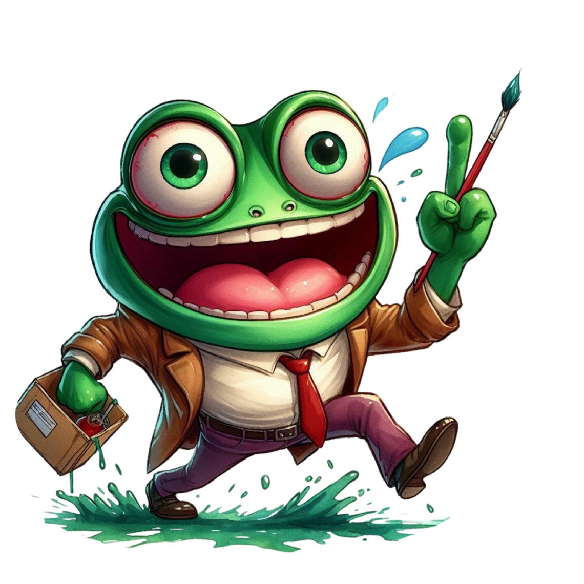 27 PNG Cute Frog Clipart Bundle, Funny Frog Clipart,watercolor Clipart ...