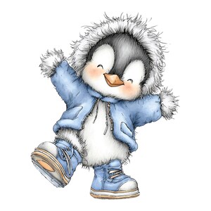 Whimsical Winter Clipart – Cozy Seasonal PNG Set (instant Download ...