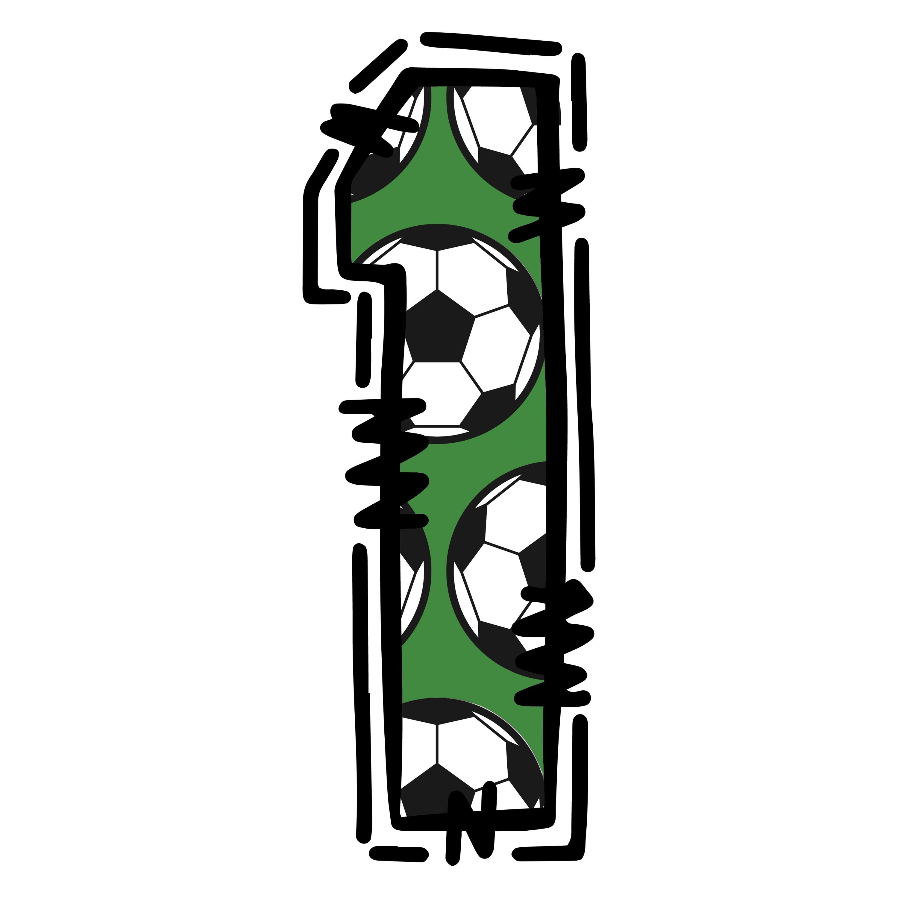 36 PNG Soccer Alphabet Set 4 Letters Clipart,soccer Clipart,watercolor ...