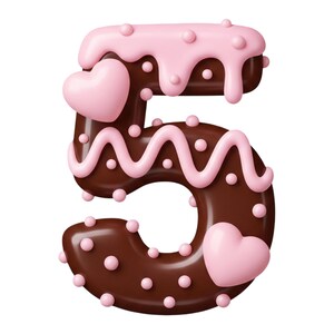 Valentine Chocolate Alphabet Set: Sweet Whimsical Letter Art Bundle 36 ...