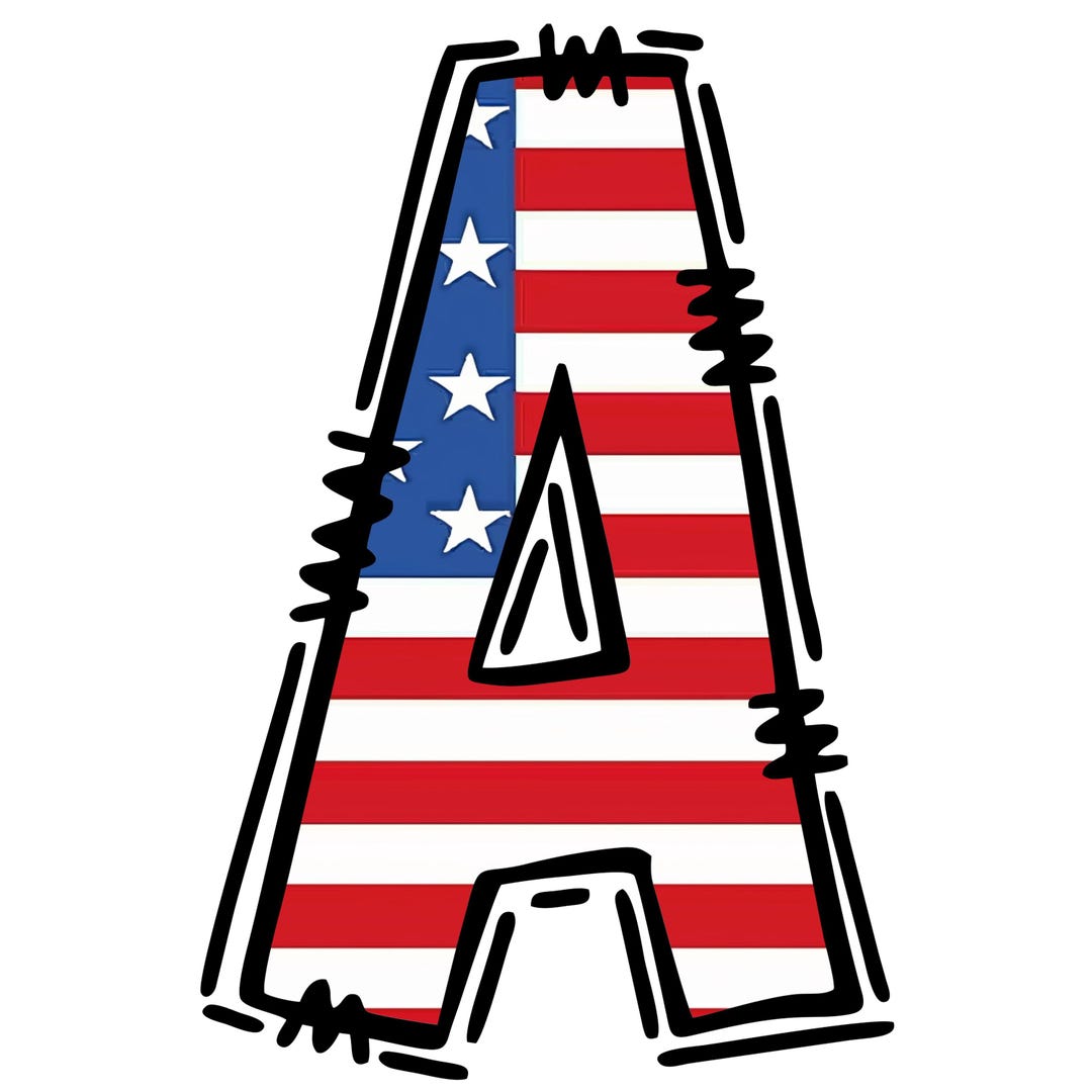65 PNG 4th of July Alphabet Clipart Download,american Clipart,patriotic ...