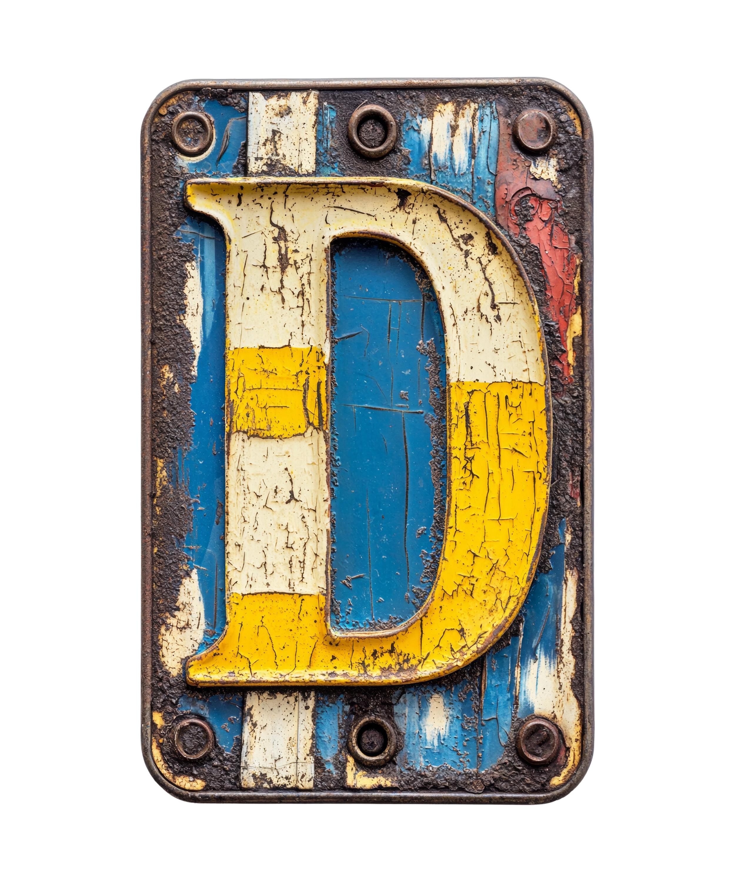 Metal License Plate Alphabet Clipart,36‑piece Vintage Auto Sign Letters ...