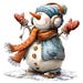 Playful Christmas Clipart – Whimsical Holiday Fun PNG Bundle (digital ...