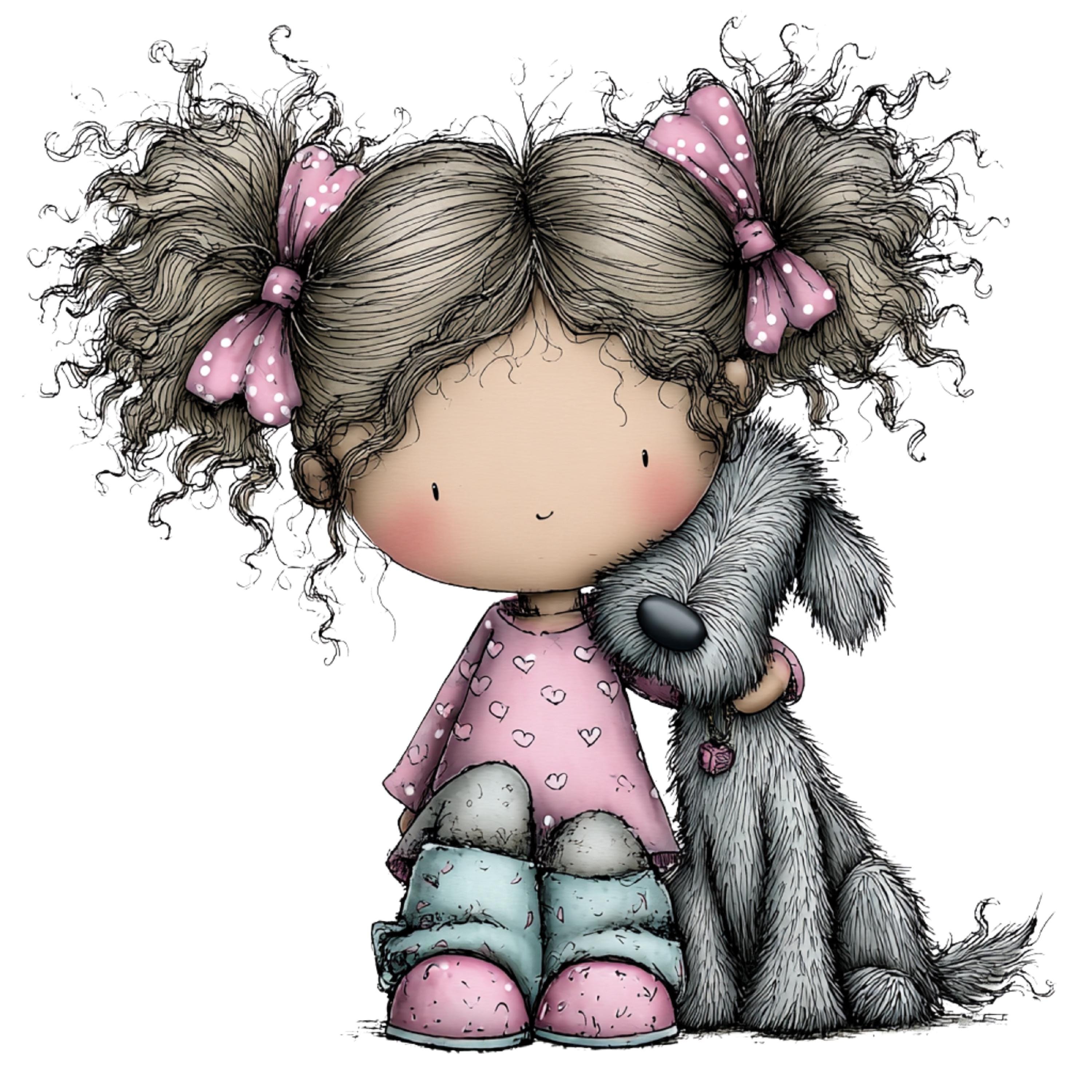 Whimsical People and Pets Set: Charming Character Art Bundle 30 PNG - Etsy
