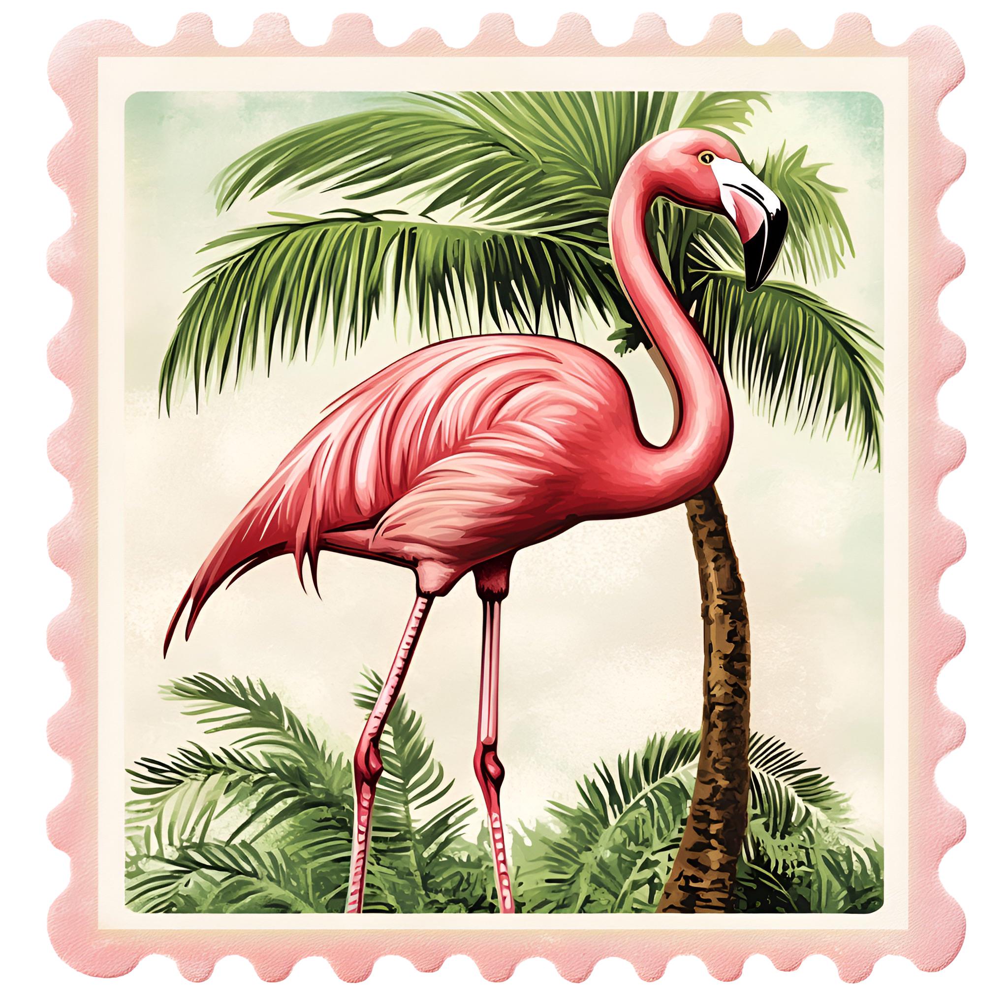 Retro Summer Postage Clipart: Vintage Travel Stamp PNG Images (digital ...