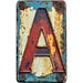 Metal License Plate Alphabet Clipart,36‑piece Vintage Auto Sign Letters ...