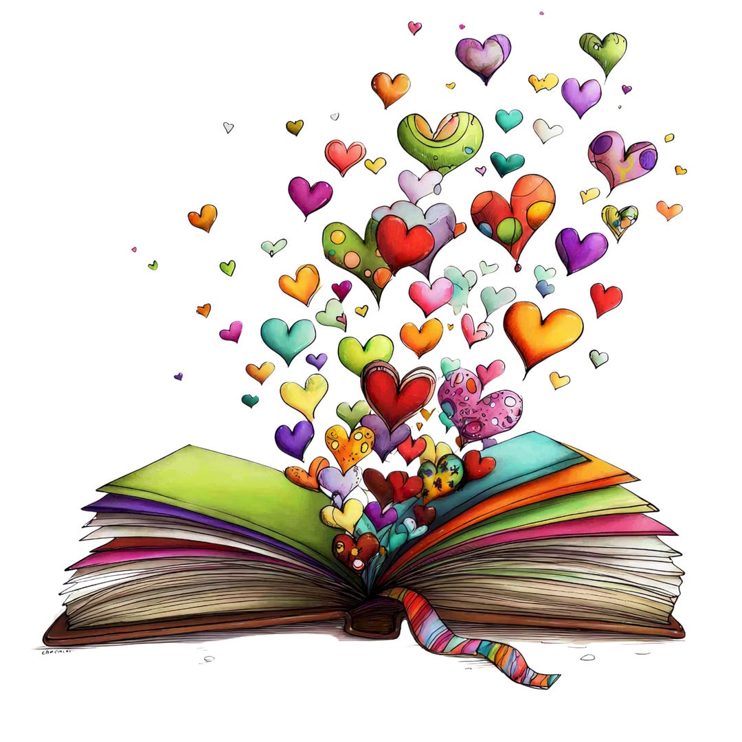 Cute Book Lover Clipart – Cozy Reading Girl PNG Bundle (digital ...
