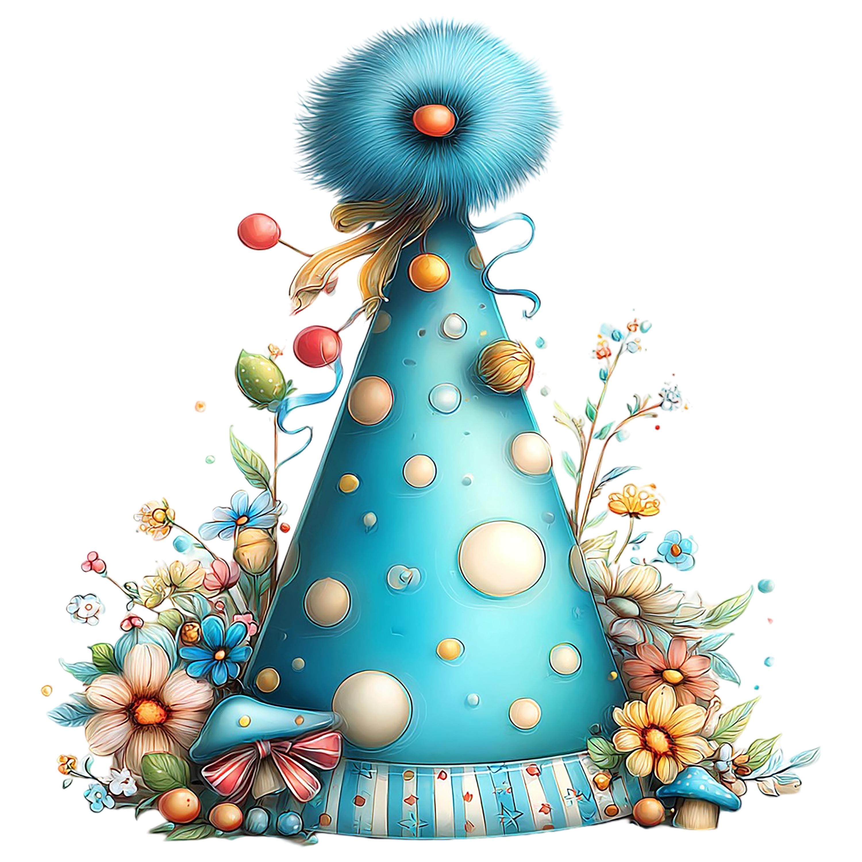 Whimsical Birthday Kids Clipart – Watercolor Party Children PNG Set ...