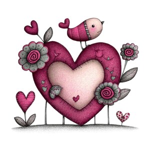 Valentine PNG Set: Romantic Watercolor Clipart Bundle 40 PNG - Etsy