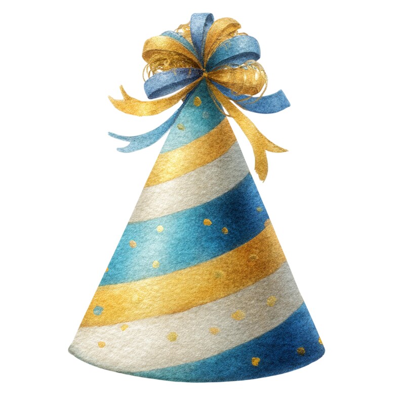 Happy New Year Hat Clipart – Festive Party Accessory PNG Bundle ...
