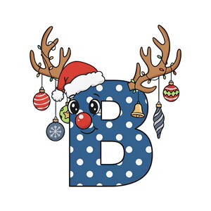 Christmas Alphabet Clipart Bundle – Festive Letter PNG Set (digital ...