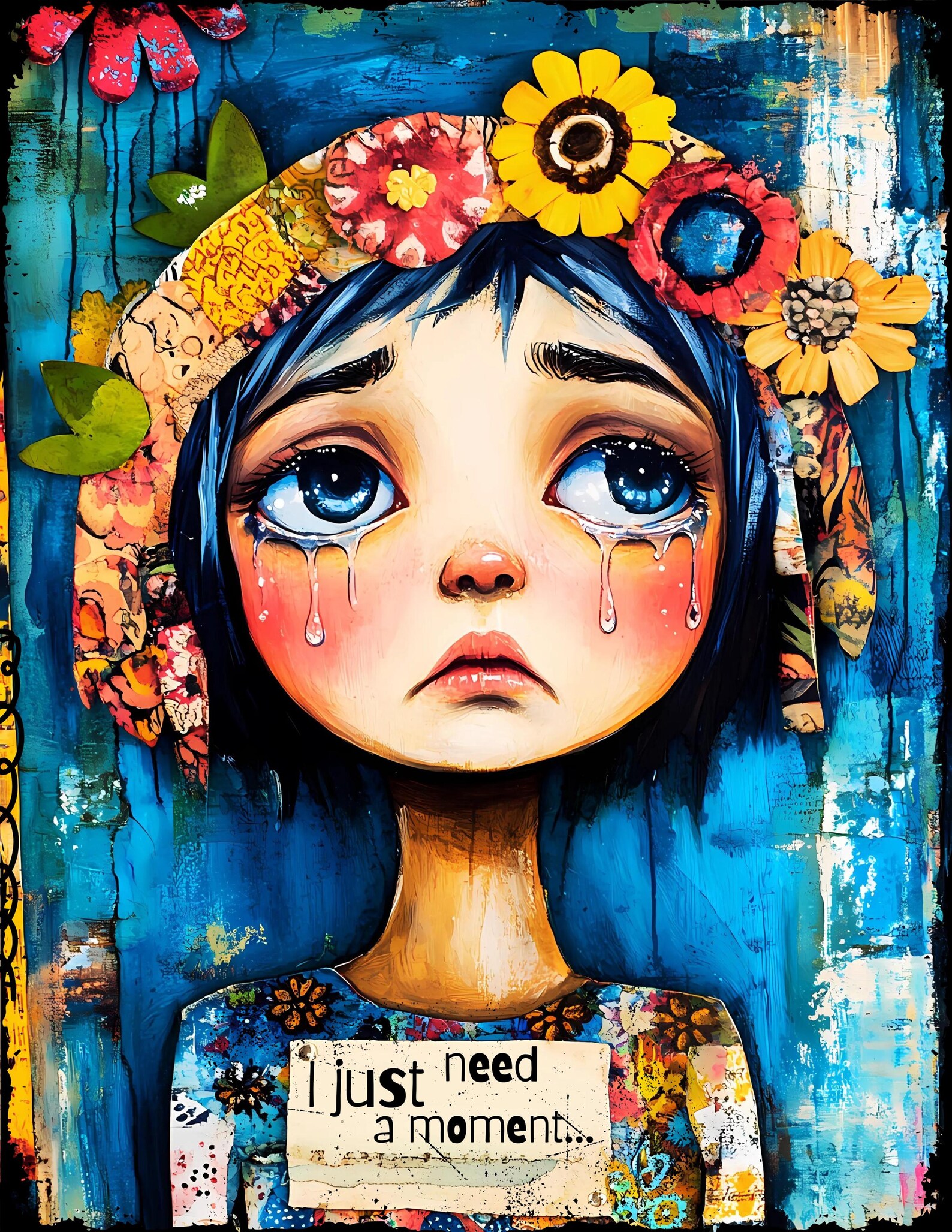 Whimsical Girls Colorful Junk Journal Papers,printable Junk Journal ...