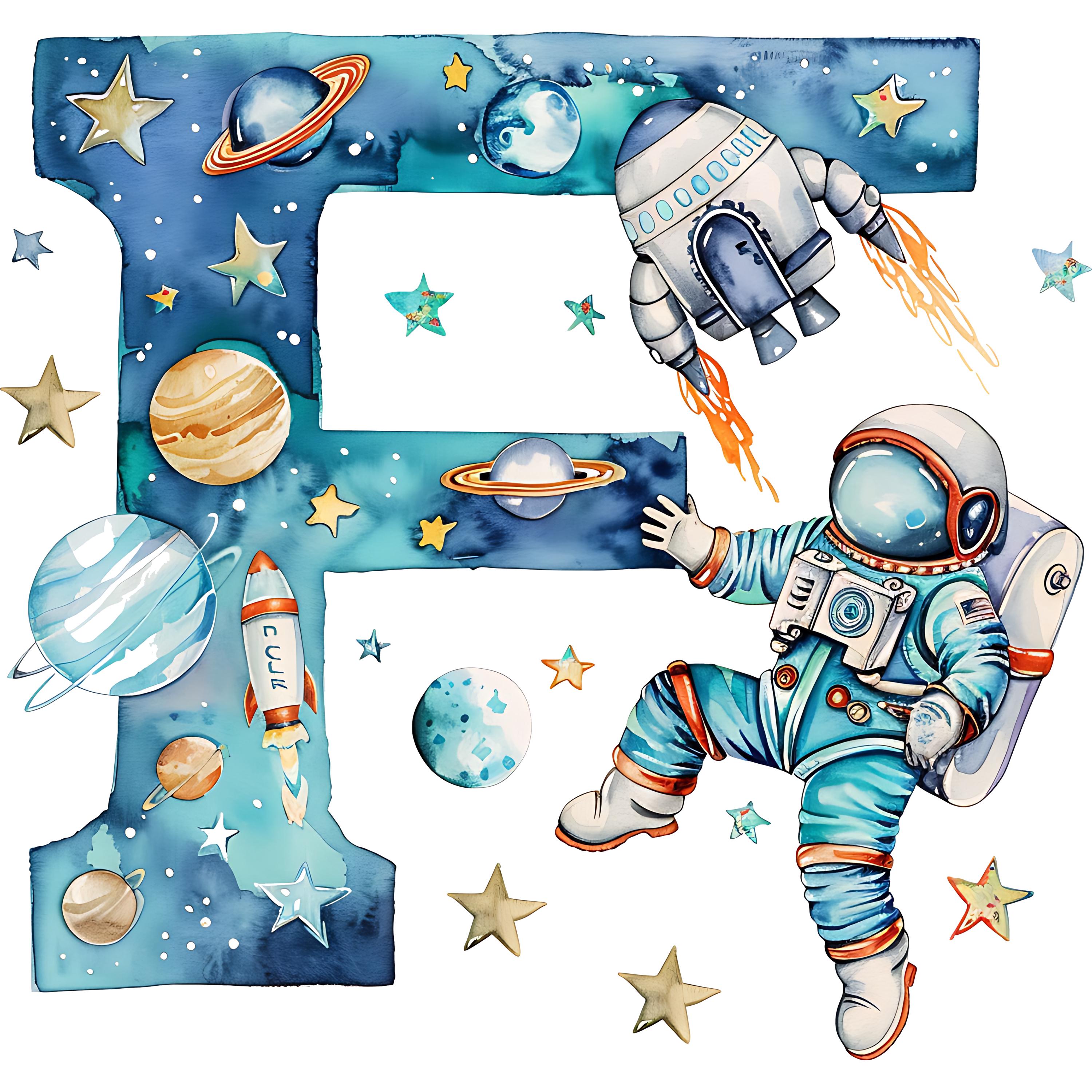 26 PNG Watercolor Space Alphabet,highresolution Images, Space Png ...