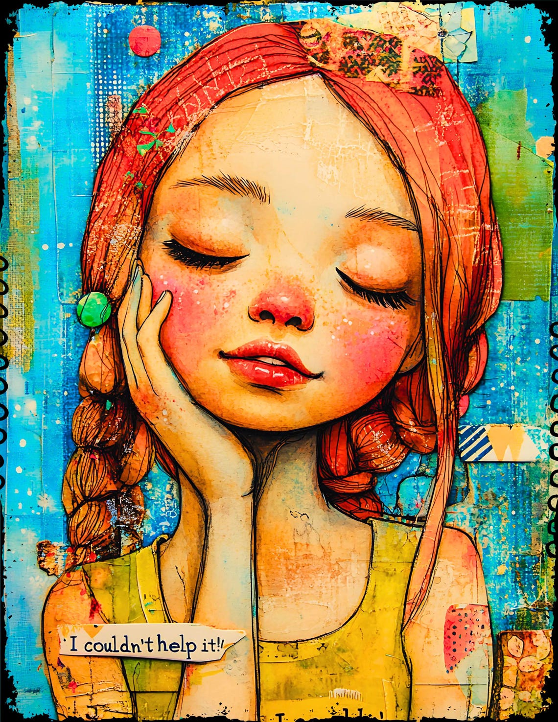 Whimsical Girls Colorful Junk Journal Papers,printable Junk Journal ...