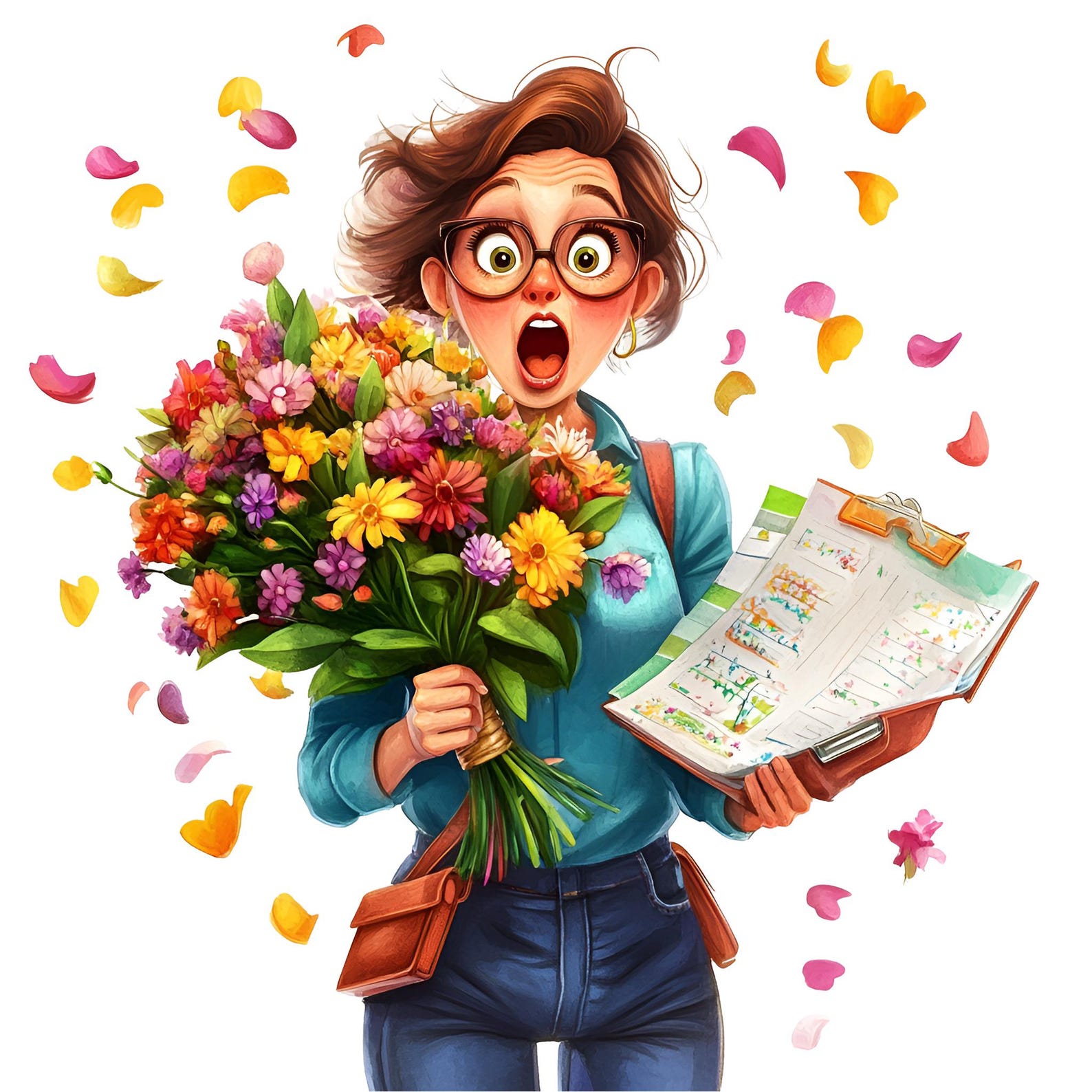 Spring School Clipart PNG Bundle: Scrapbooking & Commercial Use ...