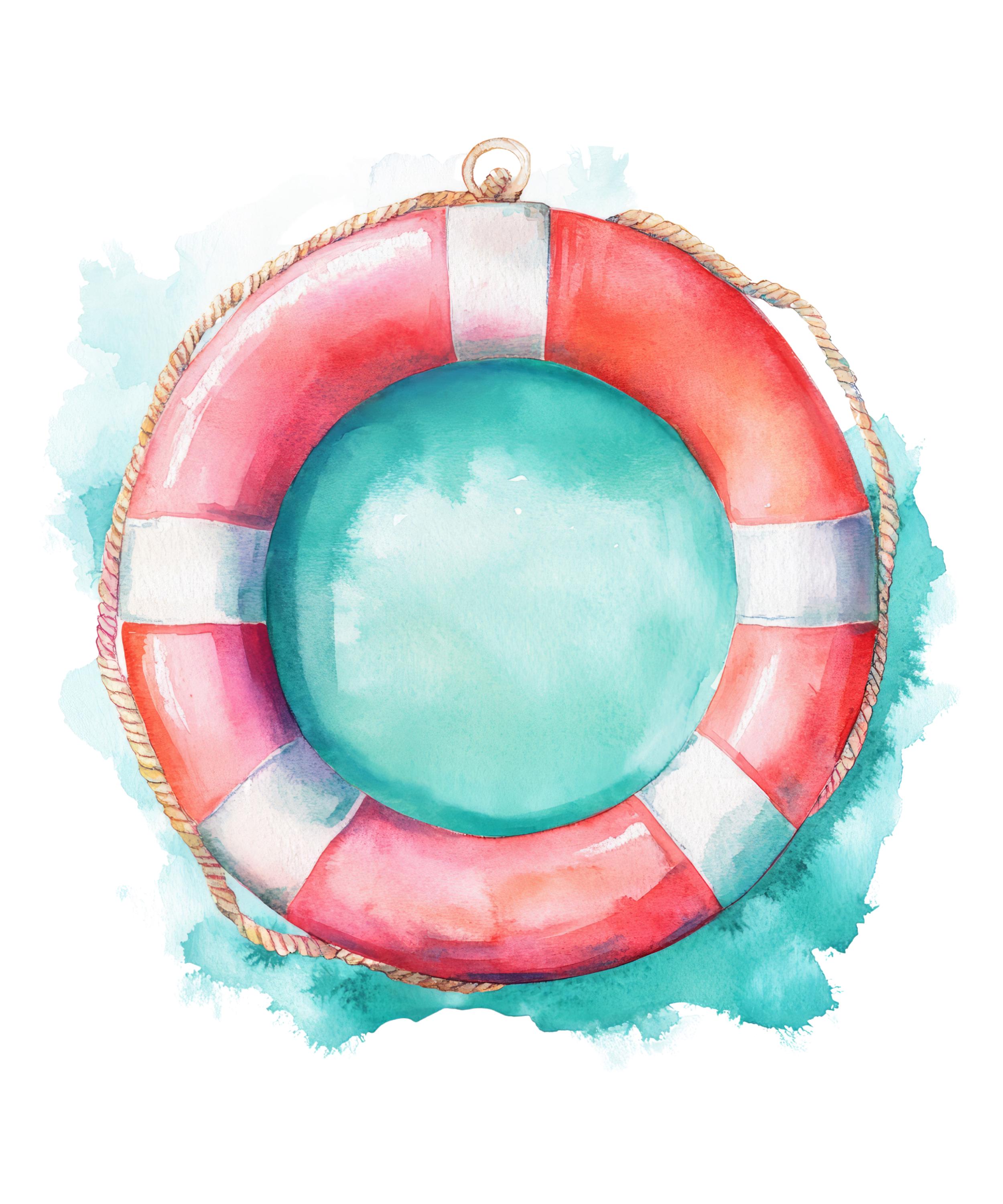 Watercolor Summer Vacation Clipart Bundle Digital Download PNG 15 Png ...