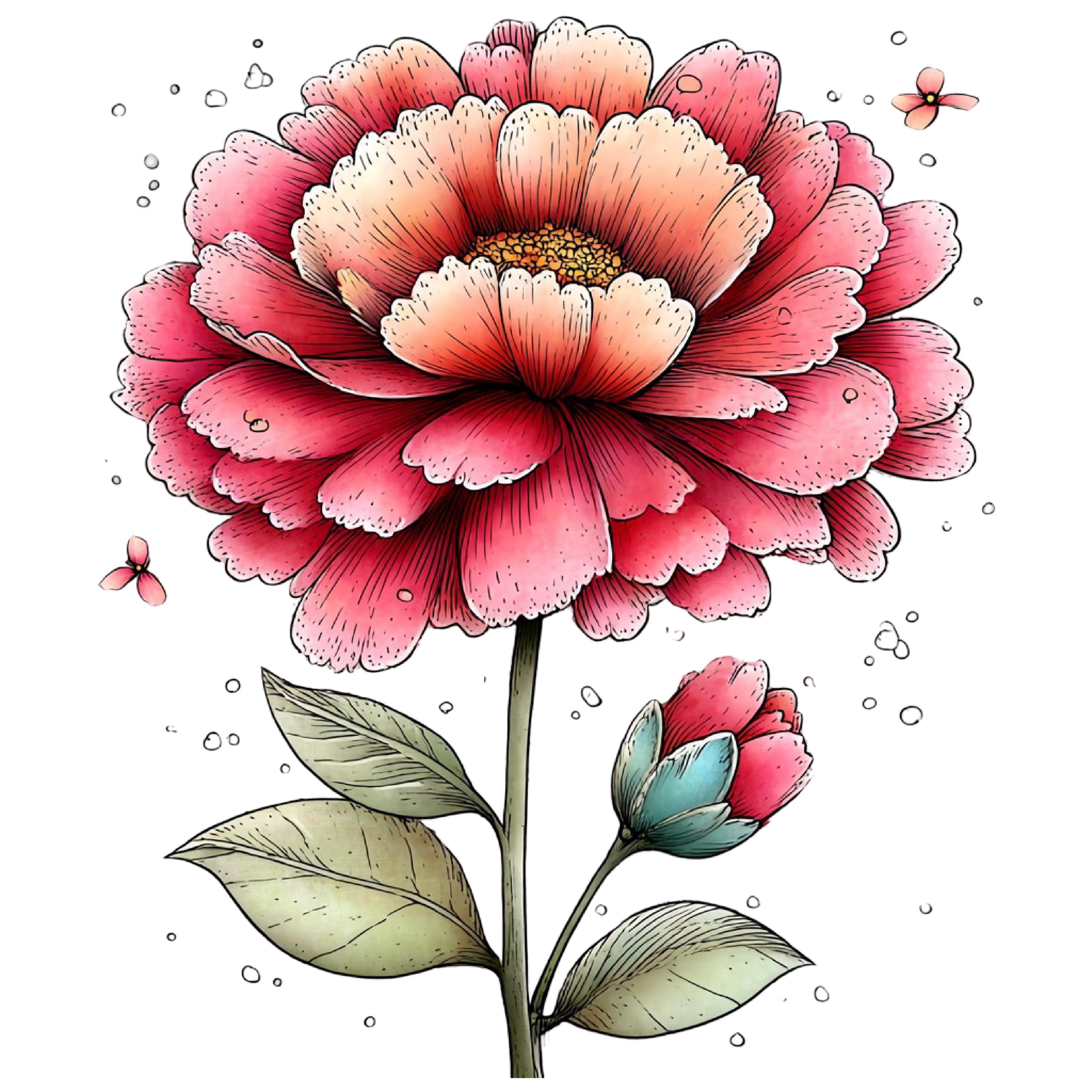 Spring Flowers Illustration PNG Set: Seasonal Floral Art 30 PNG - Etsy