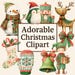 Watercolor Christmas Clipart Bundle: Festive PNG Illustrations (instant ...
