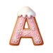 36 PNG Pink Christmas Gingerbread Alphabet,christmas Alphabet PNG ...