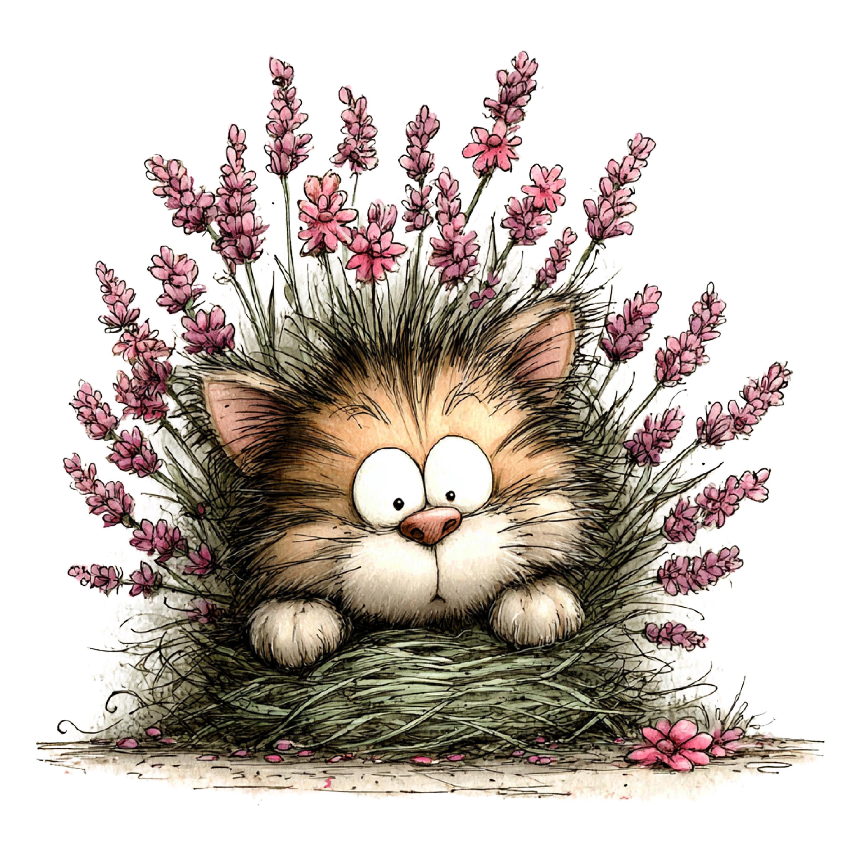Springtime Animals Illustration Set: Seasonal Nature Character Art 30 ...