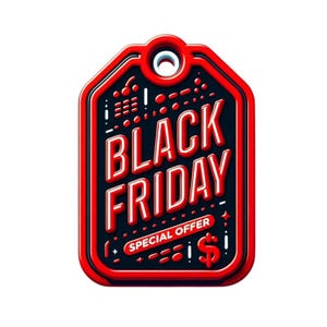 Black Friday Sale Clipart Bundle – Bold Shopping Promotion PNG Set ...