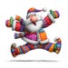 Whimsical Christmas Santa Clipart – Cute Holiday Father Christmas PNG ...