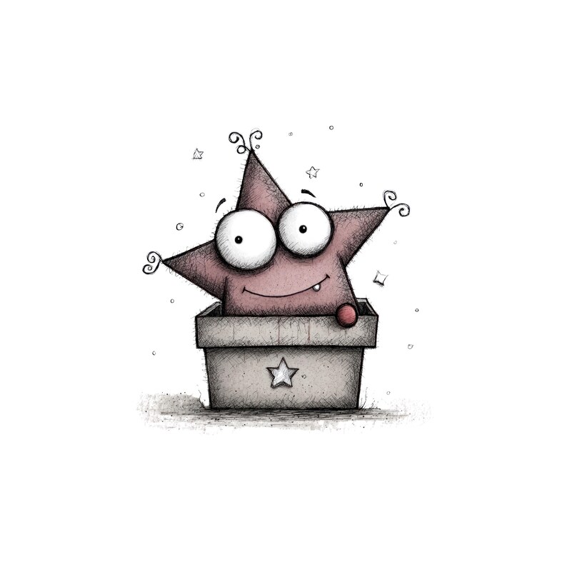 Cute Holiday Star Clipart – Festive Christmas Clipart Set (instant ...