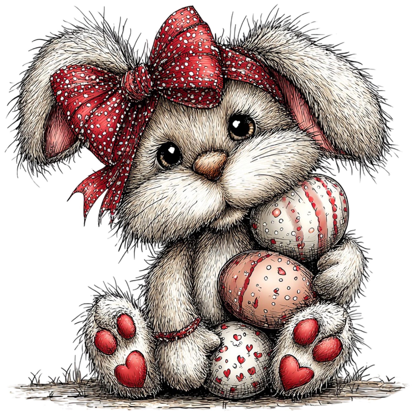 Whimsical Easter Animal Clipart Set: Spring Character Illustration ...