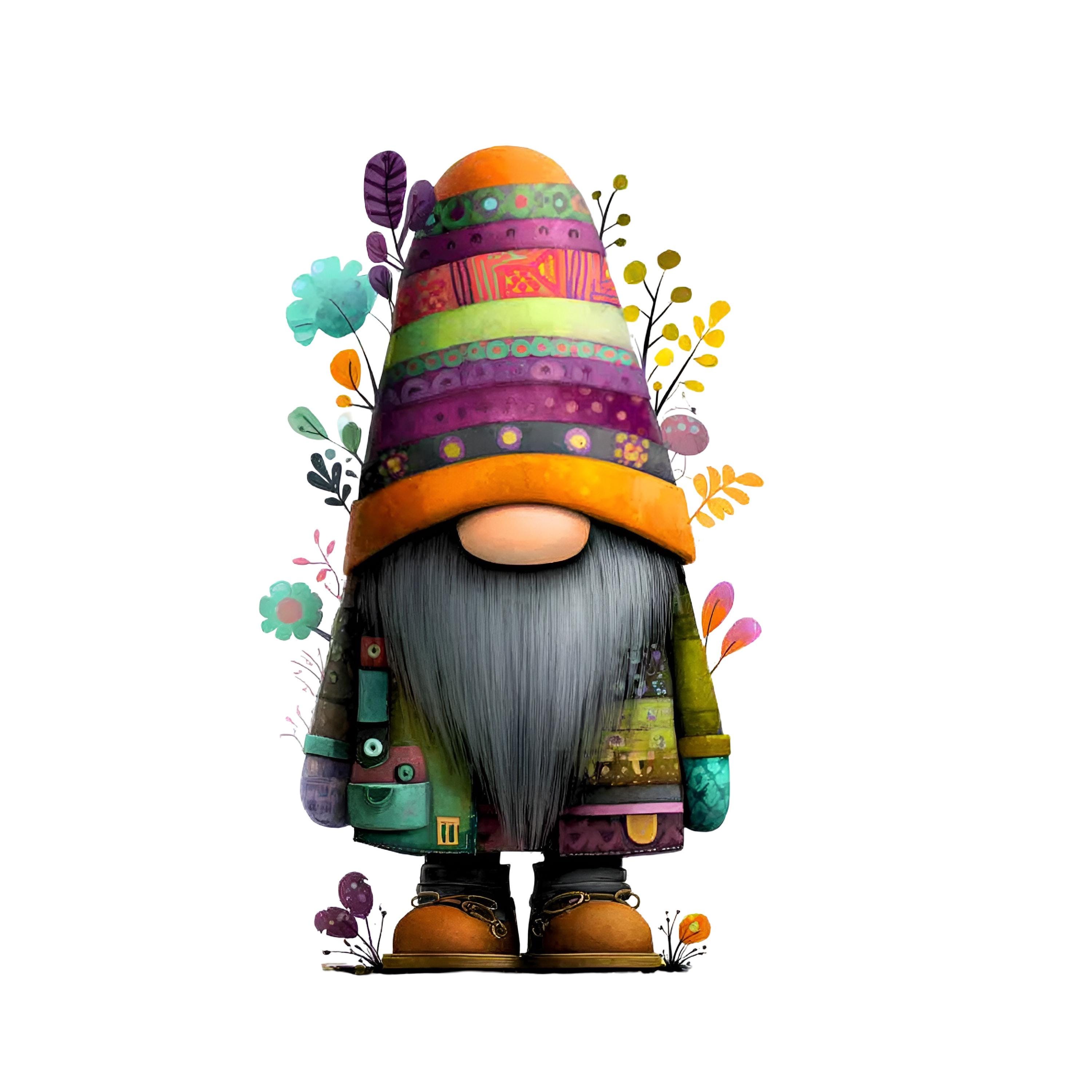 Whimsical Gnome Clipart Bundle 2 : Cute Christmas PNG Images (digital ...