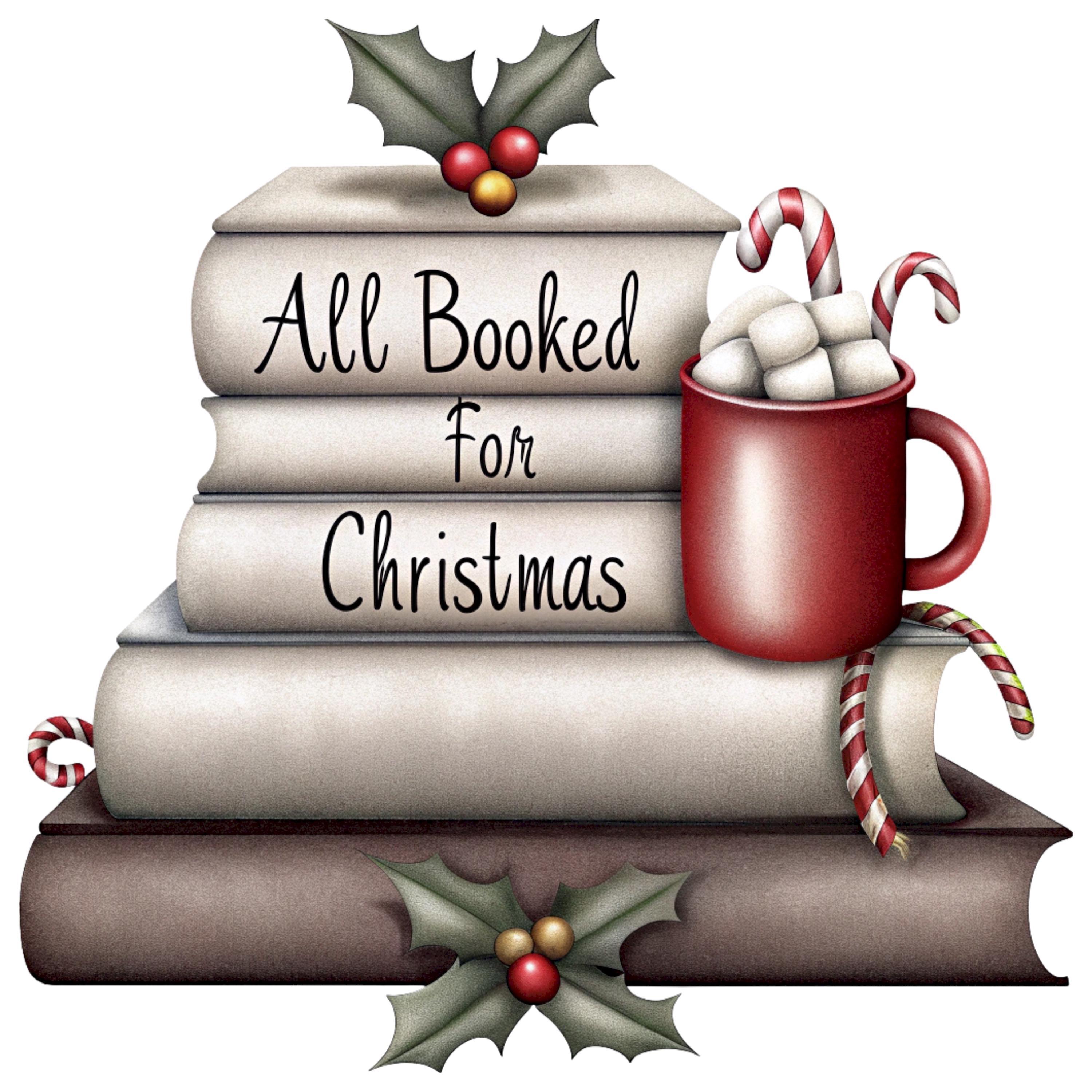 Christmas Book Lover Clipart – Cozy Winter Reading PNG Set (digital ...