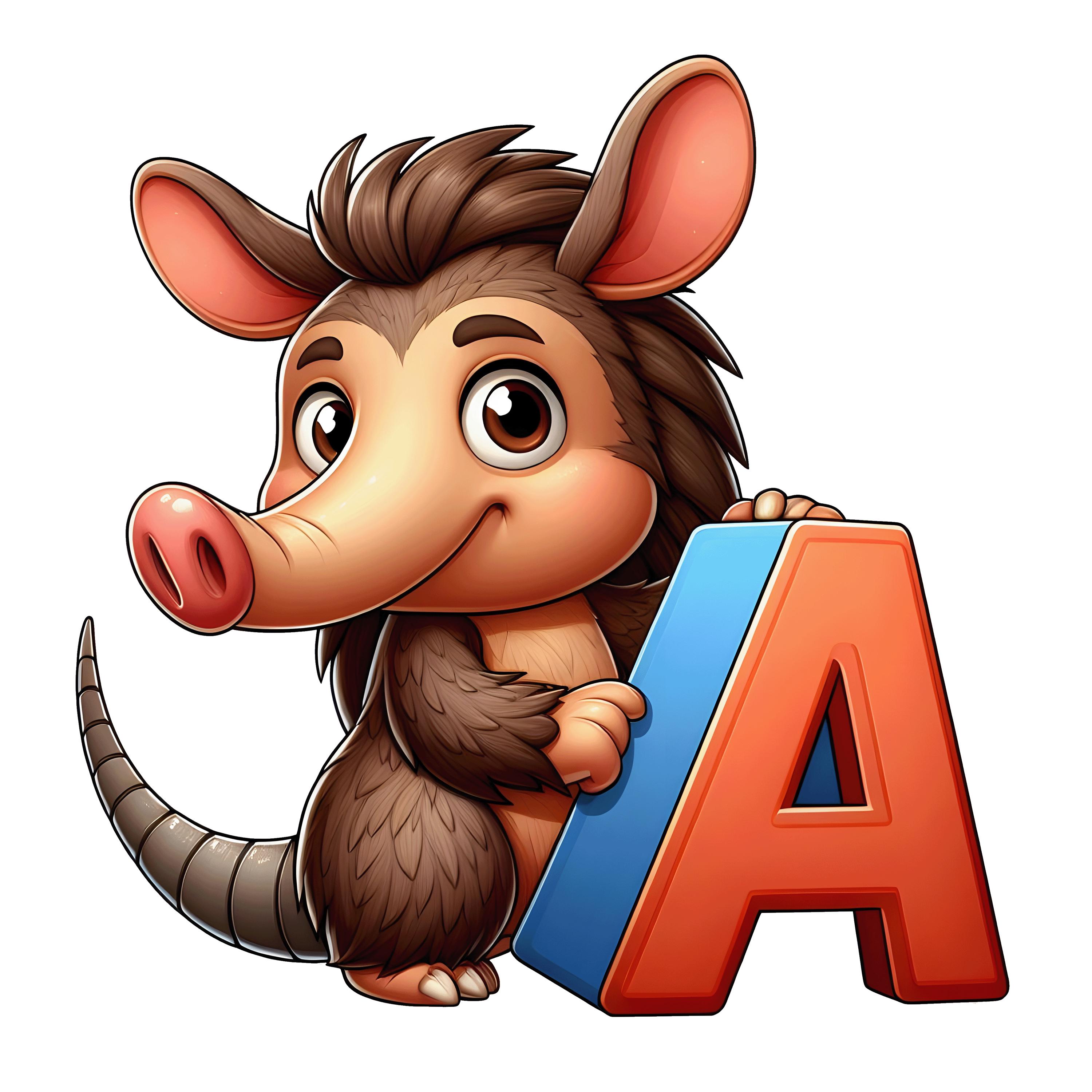 Alphabet Animals Clipart Set: Educational Letter Illustration Bundle 26 ...