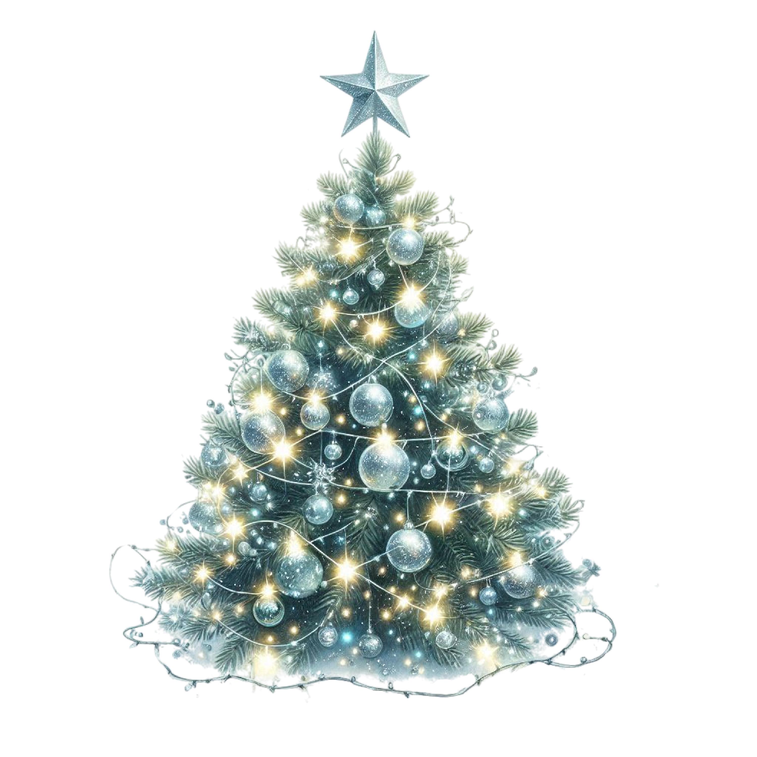 Sparkling Christmas Lights Clipart Bundle Digital Download PNG 32 Png ...