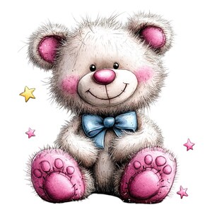 Birthday Bears Clipart Set: Party Celebration Art Bundle 30 PNG - Etsy