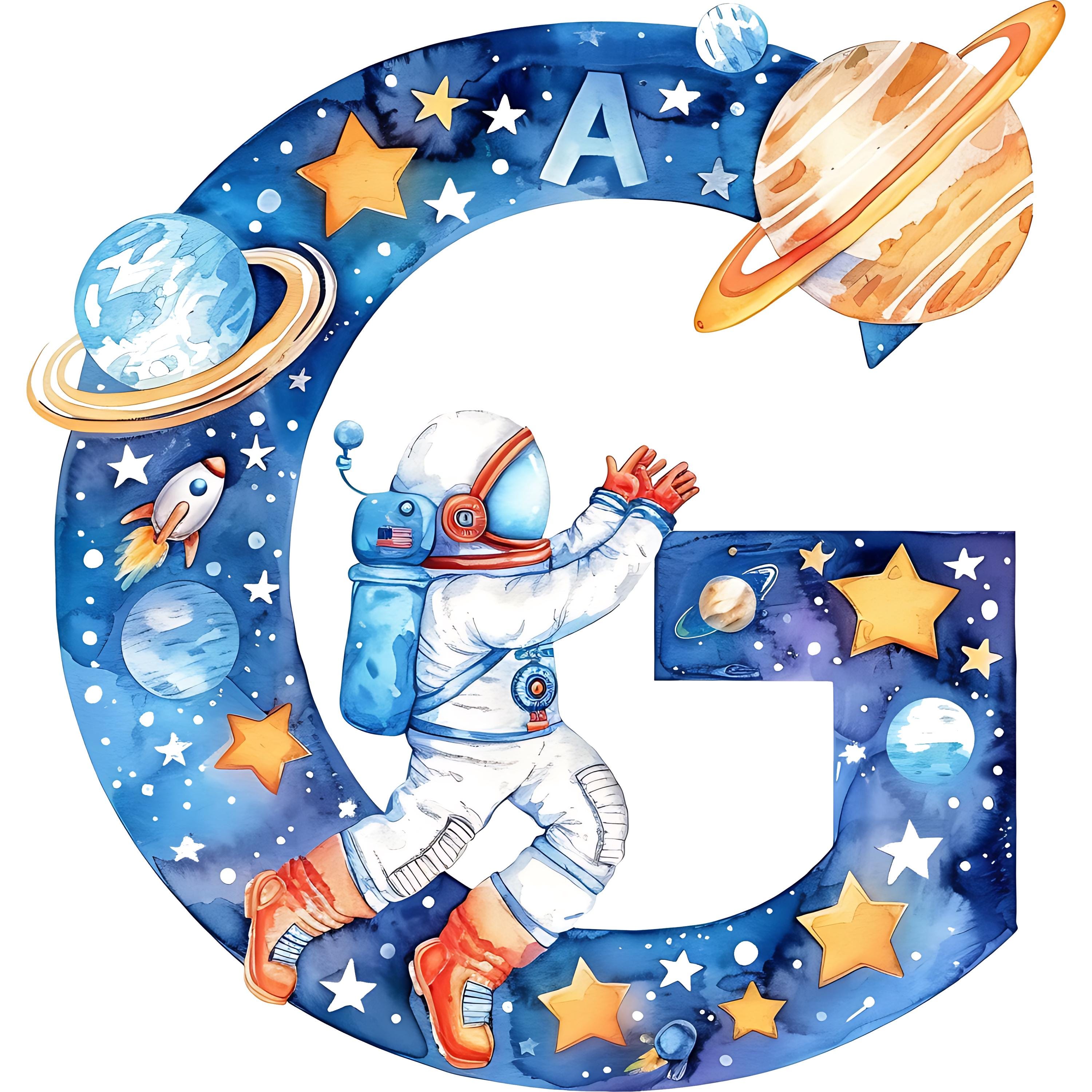 26 PNG Watercolor Space Alphabet,highresolution Images, Space Png ...
