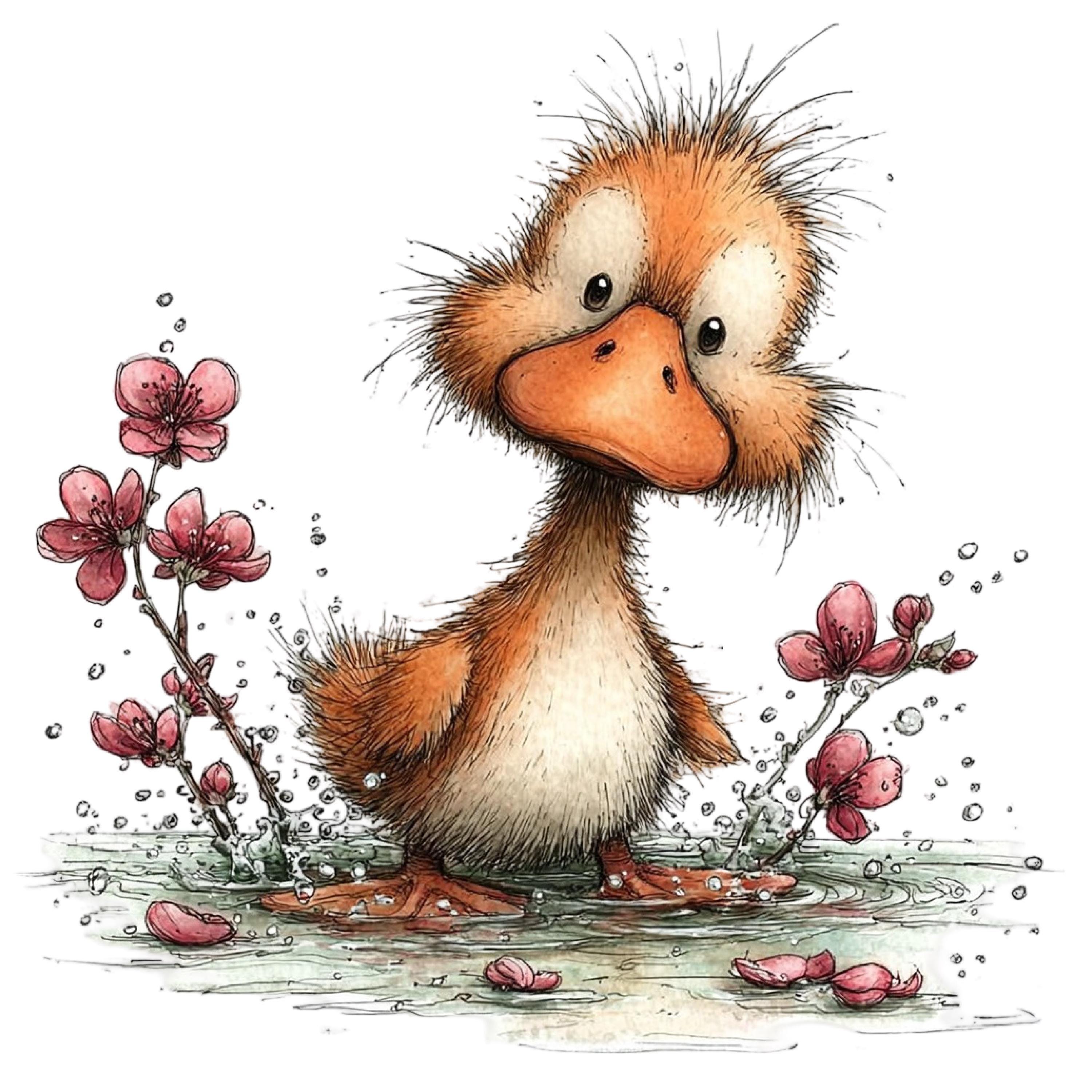 Springtime Animals Illustration Set: Seasonal Nature Character Art 30 ...