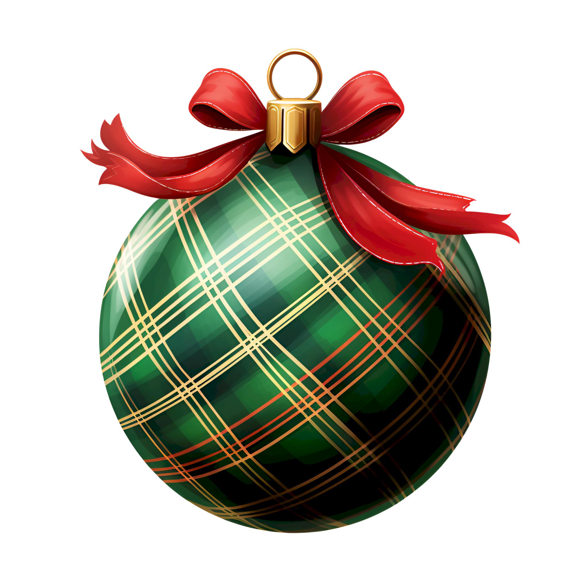 21 Plaid Christmas Decorations Clipart,christmas Clipart, Instant ...