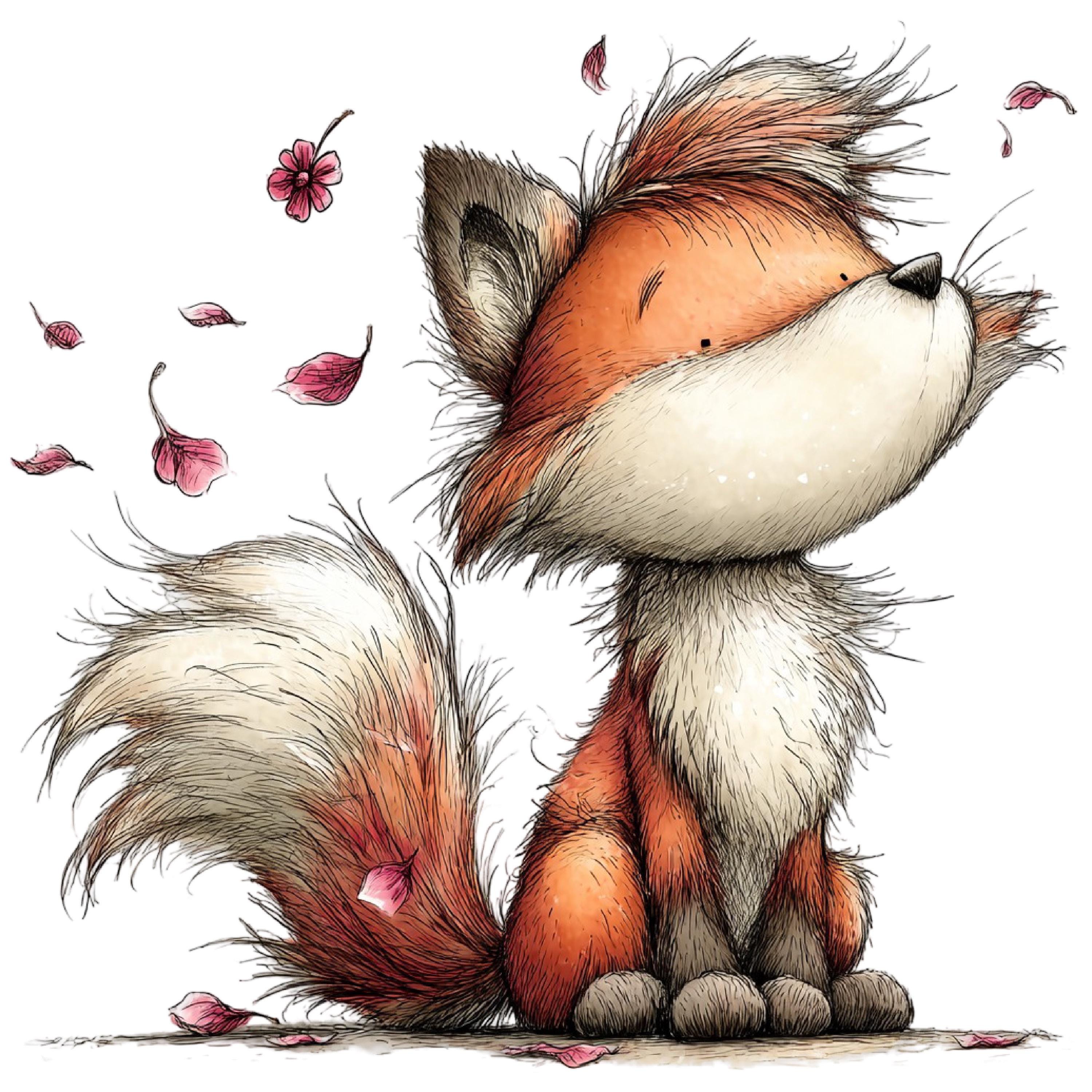 Springtime Animals Illustration Set: Seasonal Nature Character Art 30 ...