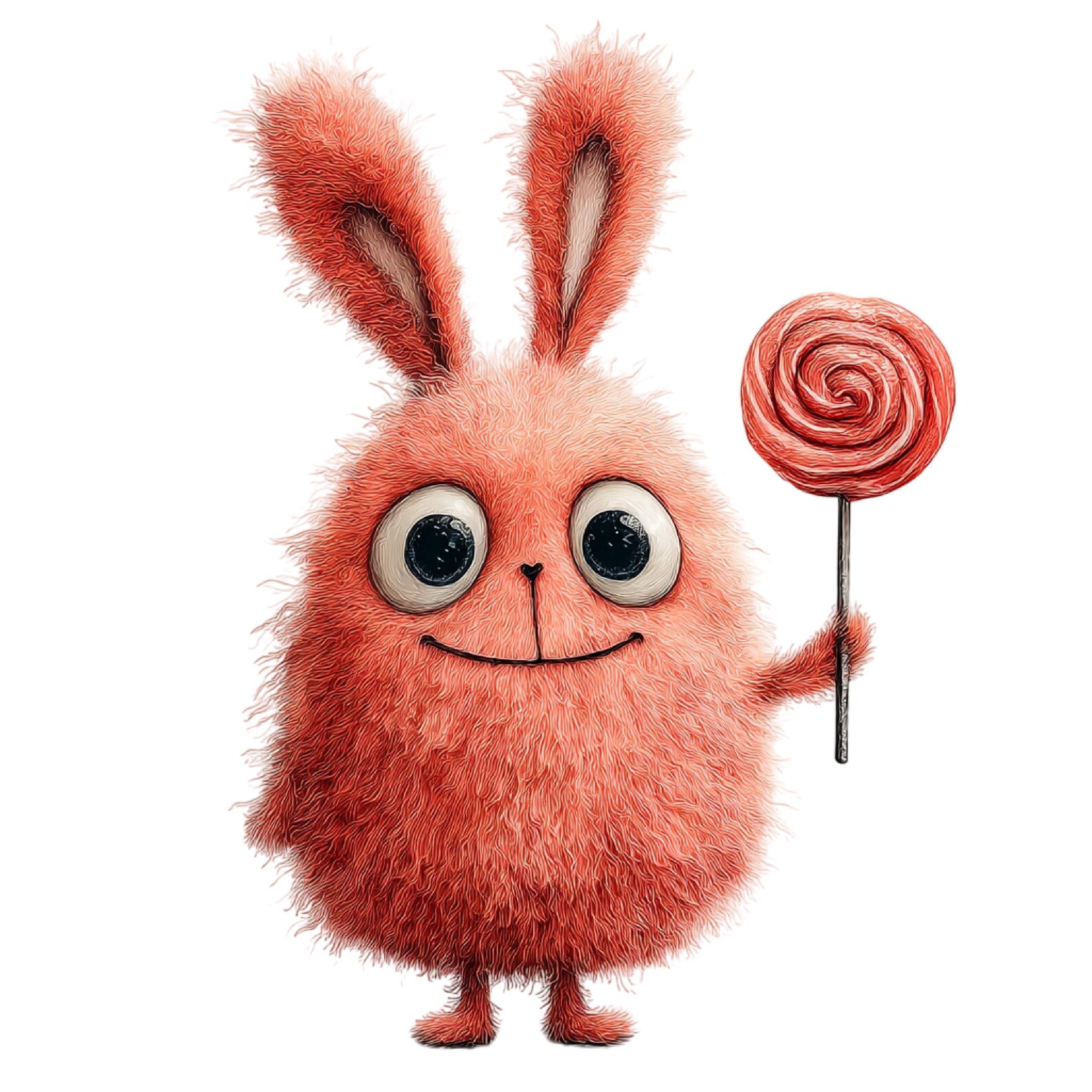 Whimsical Valentine Bunny Clipart – Cute Love Rabbit PNG Set (digital ...