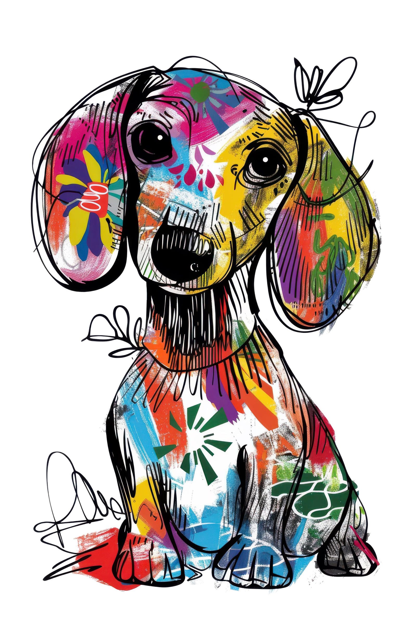 42 PNG Doodle Carton Dogs,transparent PNG Files,digital Download ...