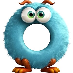 Monster Alphabet Sublimation Clipart: Playful Letter Set 26 PNG - Etsy