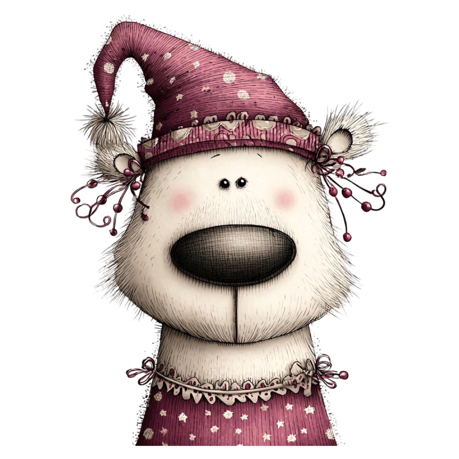 Christmas Whimsical Clipart: Holiday PNG Images (digital Download) 28 ...