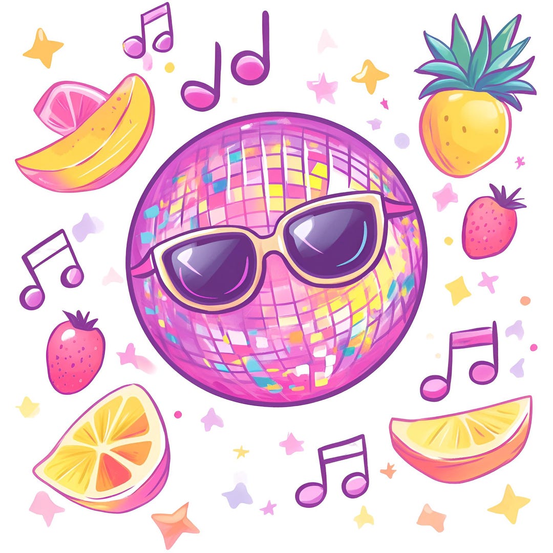 24 PNG Cute Retro Summer Clipart,rose Clipart, Watercolor Clipart ...