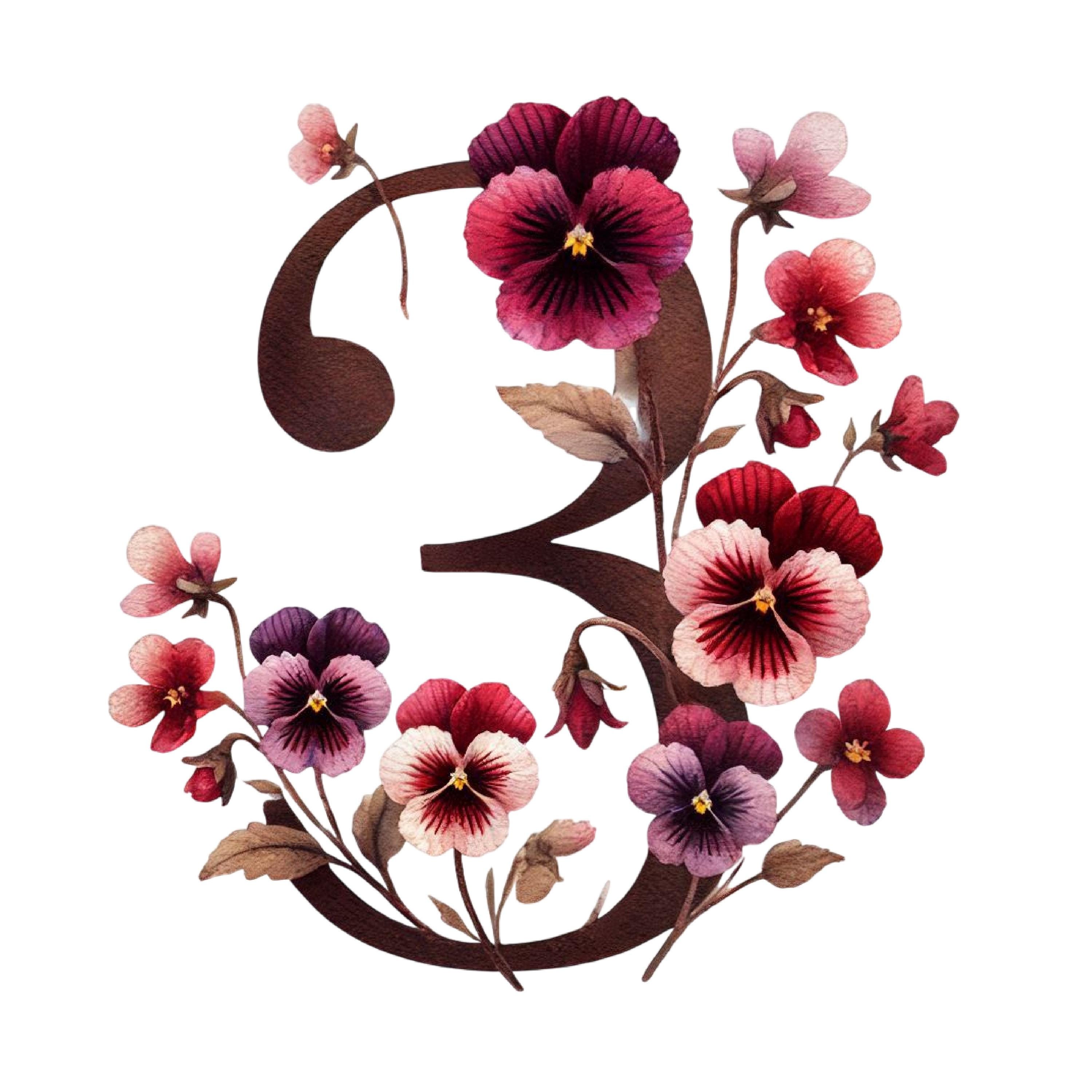 Watercolor Hello Spring Alphabet Clipart – Floral Letter PNG Set ...