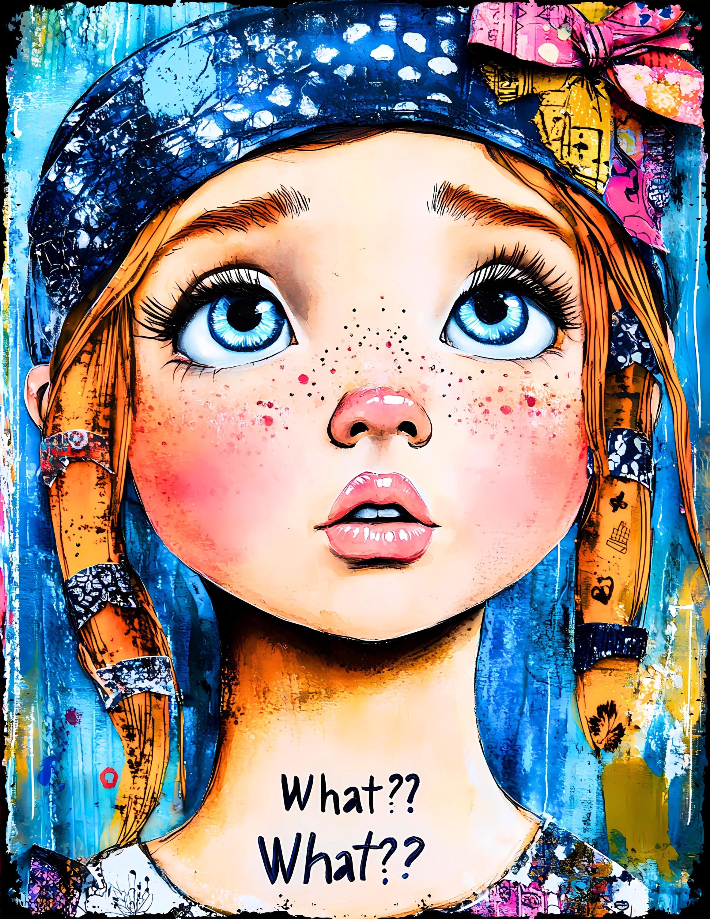 Whimsical Girls Colorful Junk Journal Papers,printable Junk Journal ...