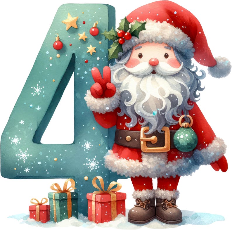 Christmas Alphabet Clipart: Festive Letter Graphics, Watercolor ABC PNG ...