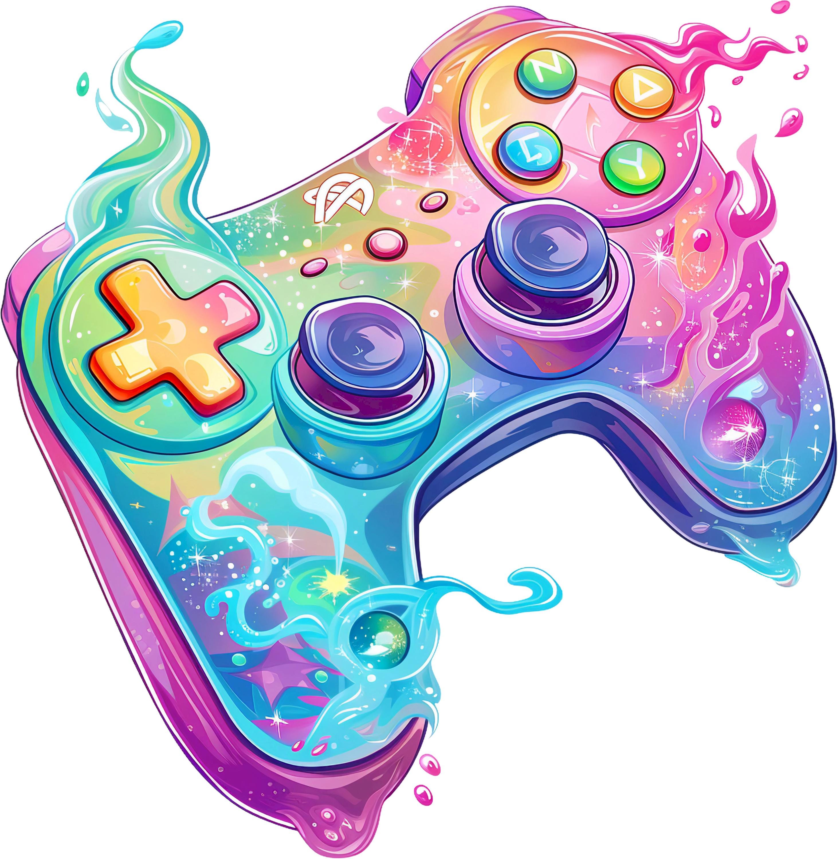Game Controller Clipart – Cool Gamer PNG Set (instant Download) 39 PNG ...