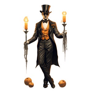 61 PNG Halloween Vintage Clipart Set,png Bundle With Commercial Use ...